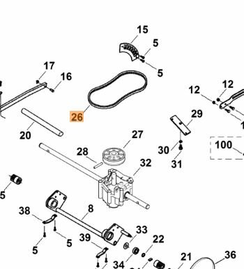 VIKING клиновой ремень МВ 455 оригинал
