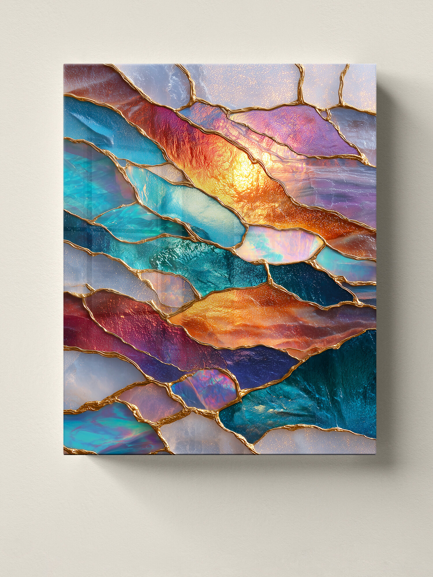 Картина Postermarket "Витраж" на стекле, цифровая печать, 40x50 см