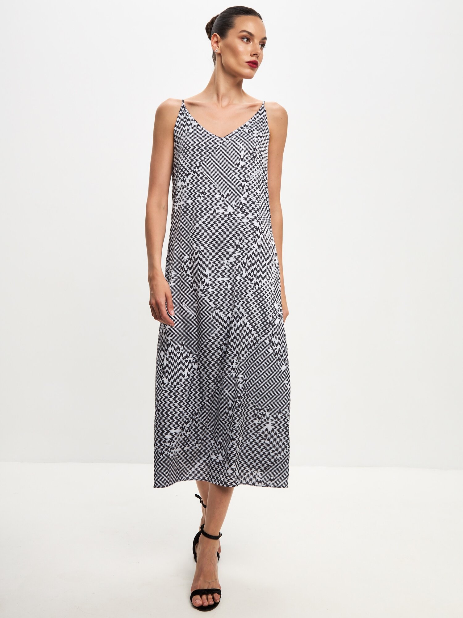 Платье шелковое двойное Kira