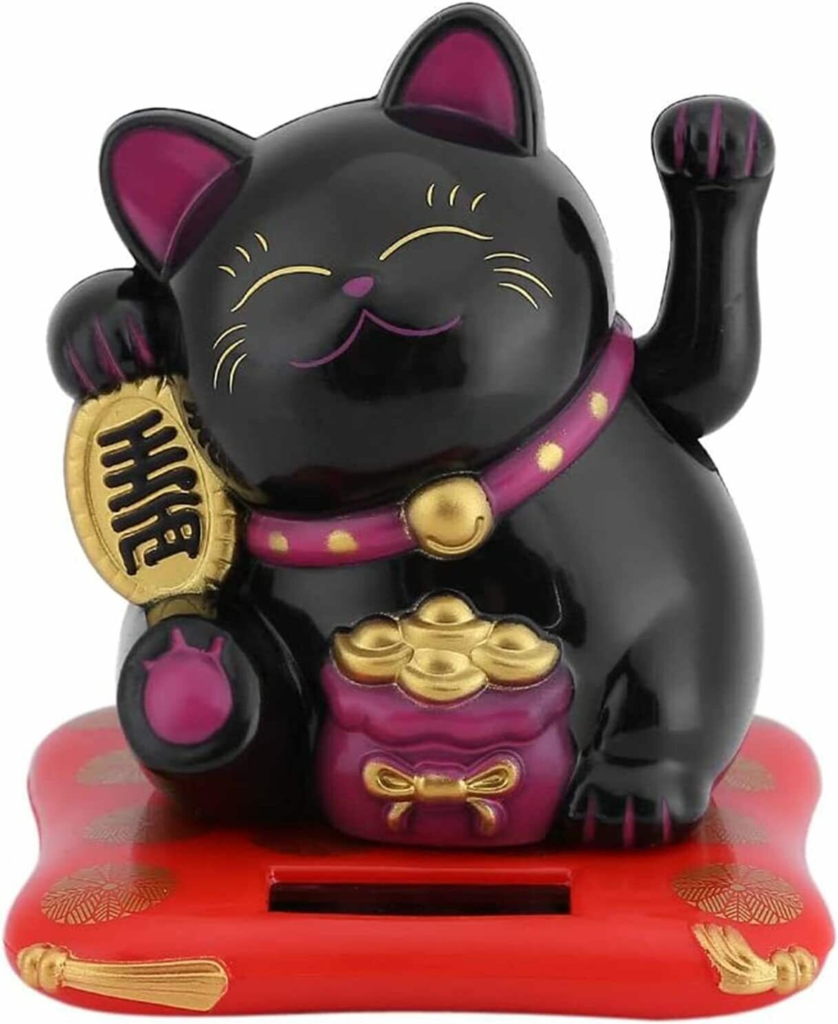 Оберег на удачу с машущим котом Maneki Neko 9.2х9.2х11 см