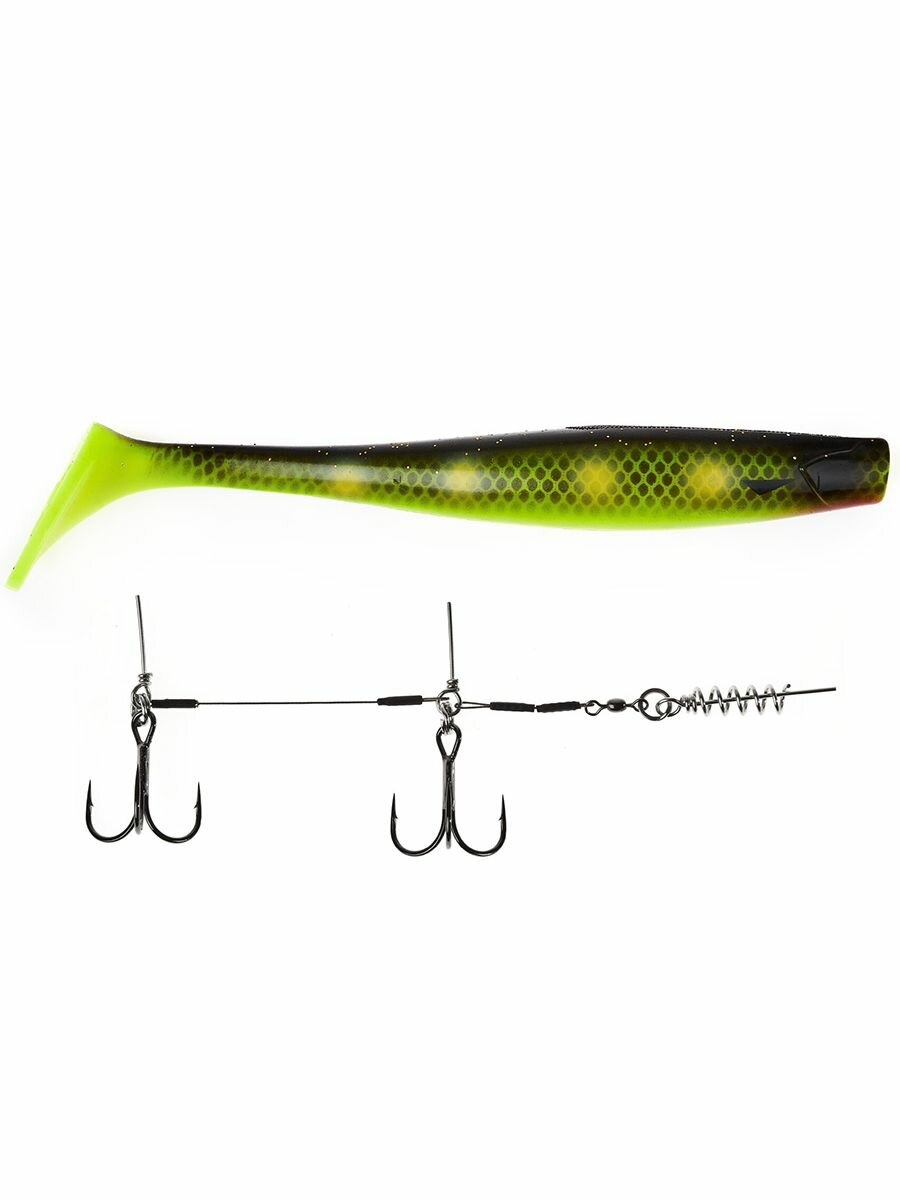 Виброхвост LJ 3D BBS Series GIANT KUBIRA SWIM SHAD 10,3in (26,00)/PG18 1 шт. в упак.+Stinger XL