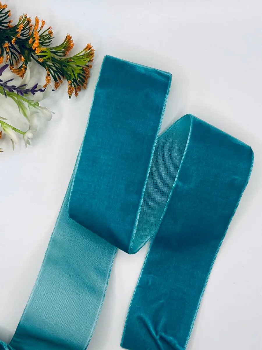 Бархатная лента Premium 3,8см (3м)