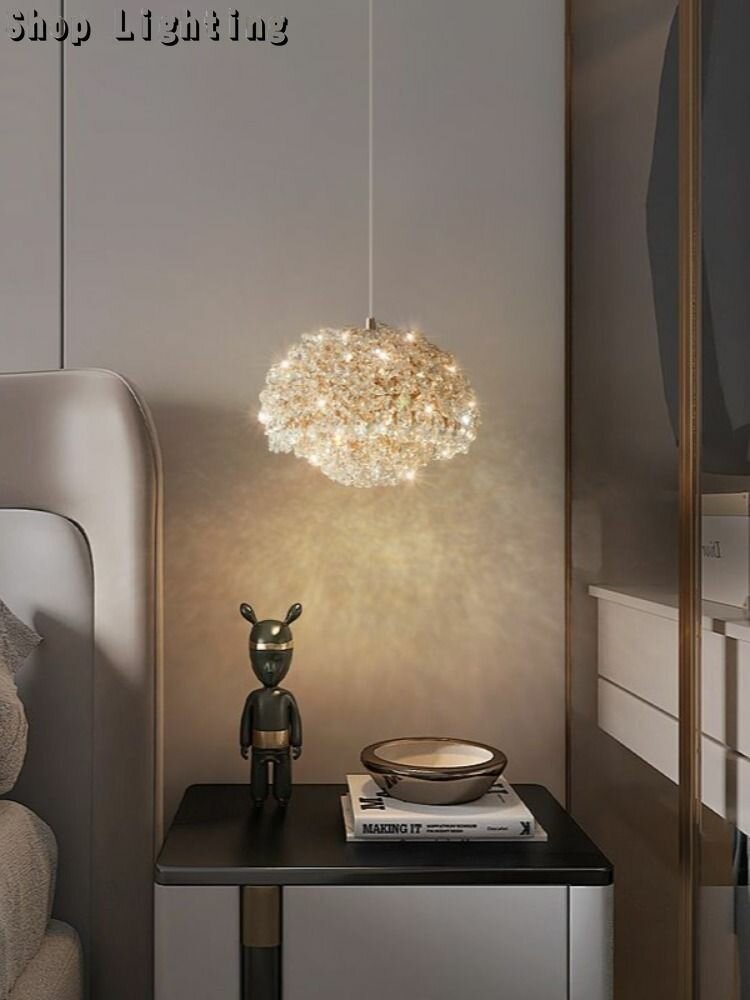 Хрустальная круглая люстра