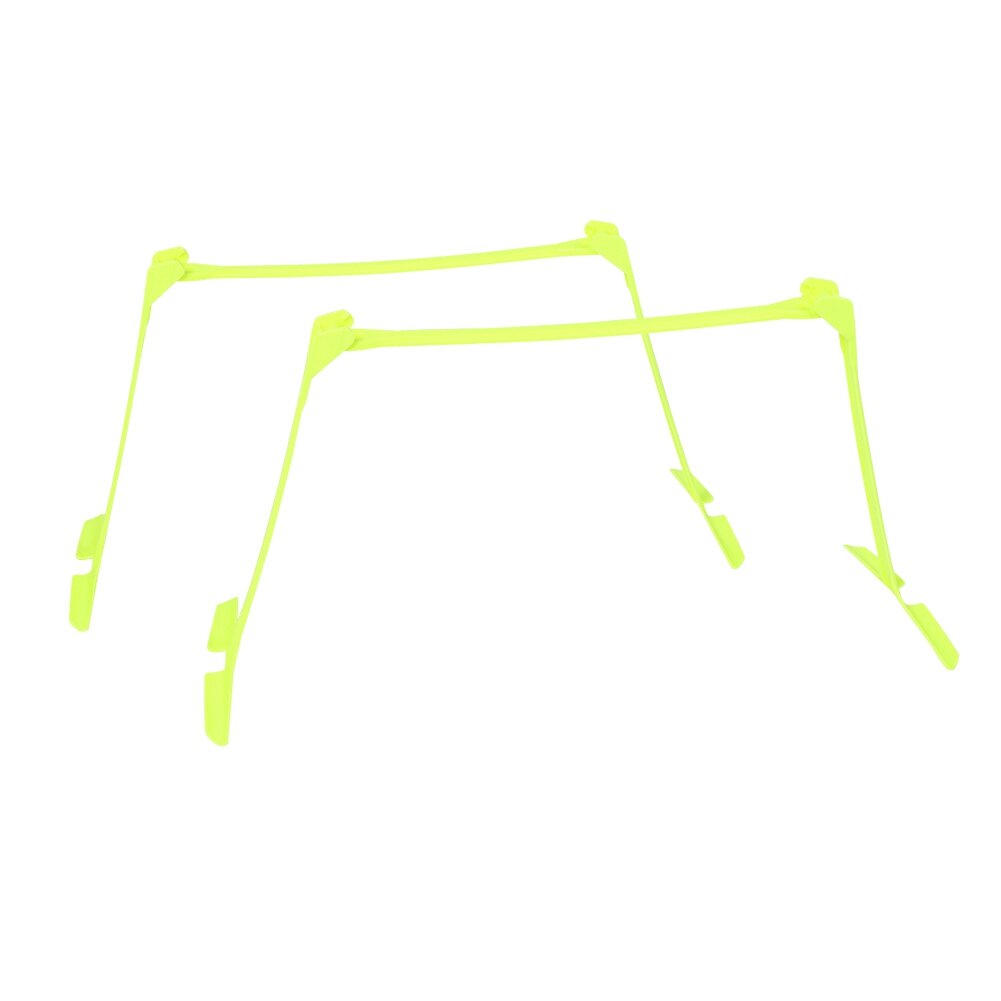 2 шт. регулируемые барьеры для тренировки ловкости и скорости в футболе, желтые