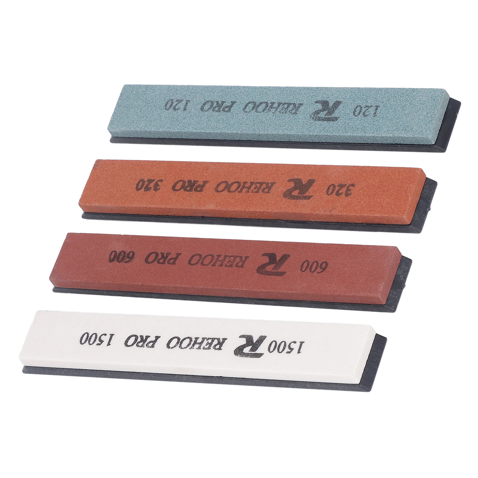 4 шт. камень для заточки ножей с фиксированным углом точильный камень набор точилок для ножей 120 320 600 1500 зернистость водный камень