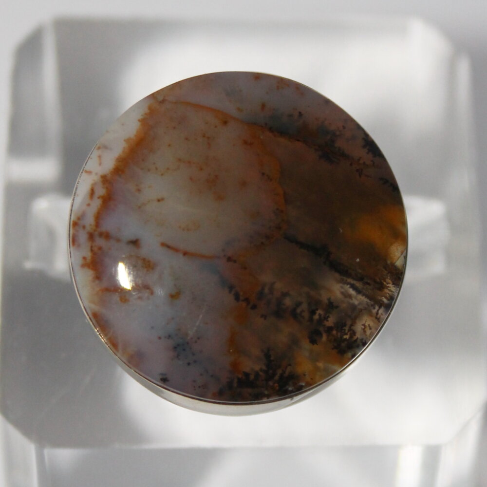 Кольцо-кулон, агат