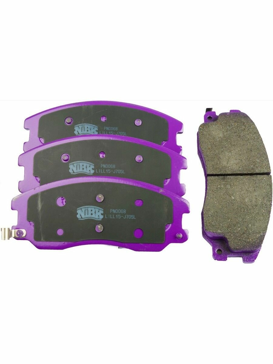 Колодки тормозные дисковые передние для а/м Chevrolet Captiva, Equinox, Opel Antara, Daewoo Winstorm, NIBK PN0068