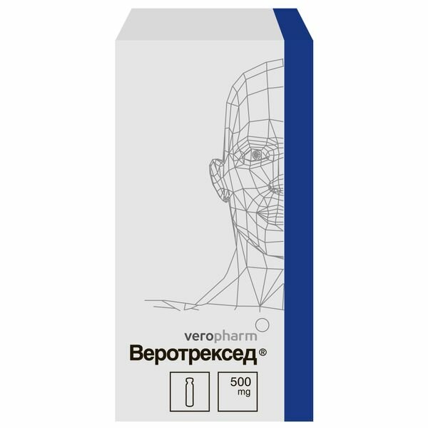 Веротрексед лиофилизат для приг. раствора для инфузий 500мг