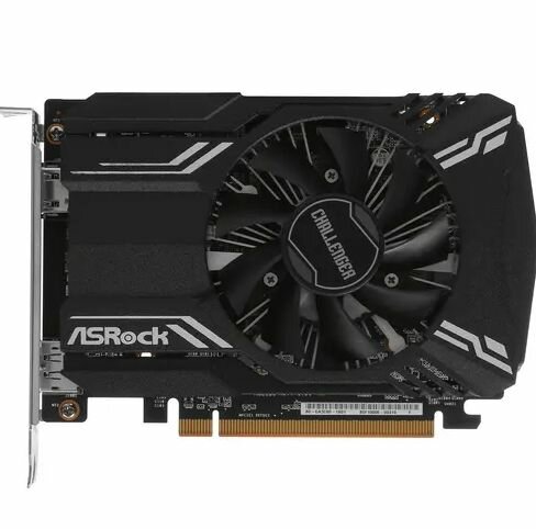 Видеокарта ASRock Radeon RX 6400 Challenger ITX (RX6400 CLI 4G) - PCI-E 4.0 x16, 4 ГБ, 64 бит, DisplayPort x1, HDMI x1, GPU 1923 МГц