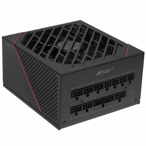 Блок питания ASUS ROG-STRIX-1000G 1000W (90YE00A5-B0NA00) черный - 1000 Вт, 80+ Gold, ATX 20+4 пин, 4 pin + 4 pin x2 CPU, 8 SATA, 6 x 6+2 pin PCI-E