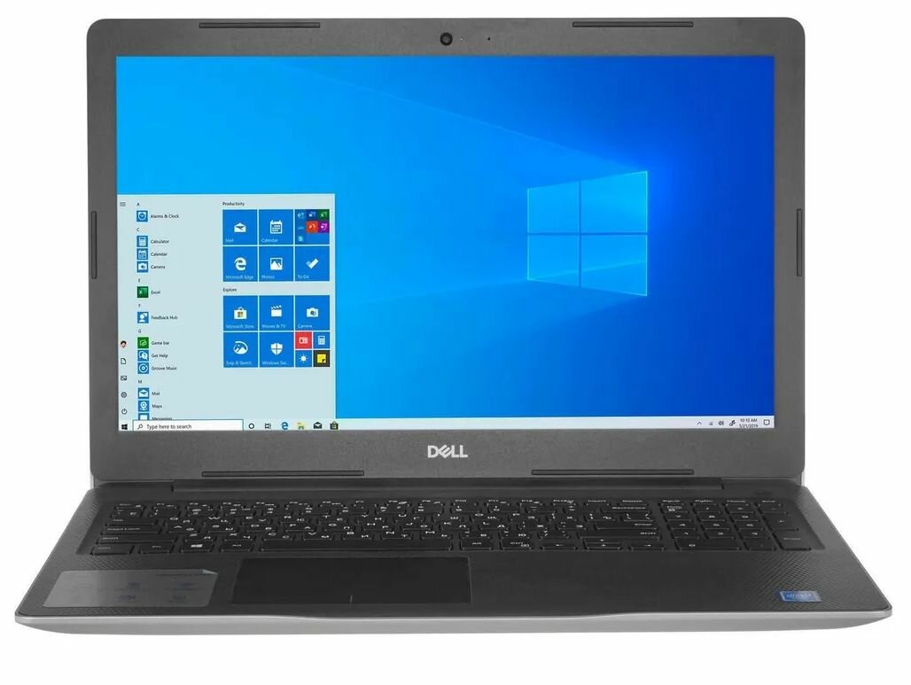 15,6" Ноутбук Dell Inspiron 3583 (3583-5361) серебристый - 1366x768, TN, Intel Celeron 4205U, ядра: 2 x 1,8 ГГц, 4 ГБ, SSD 128 ГБ, Intel UHD Graphics, Windows 10 Home