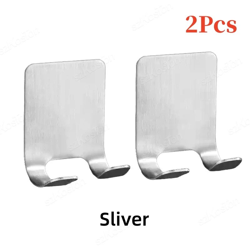 Держатель для бритвы Ouliluye из нержавеющей стали Sliver 2pcs