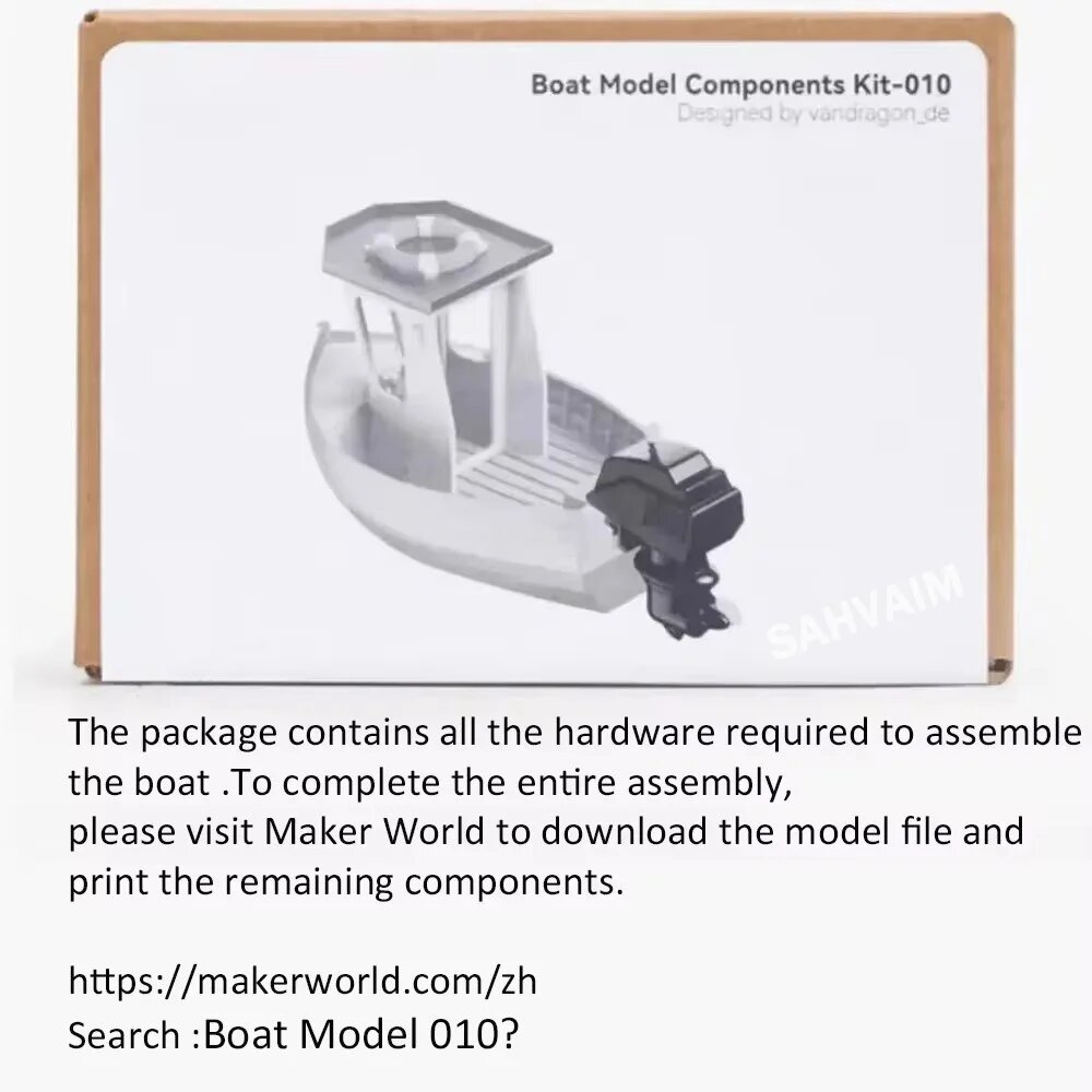 Комплект для сборки модели лодки Boat Model Kit-010