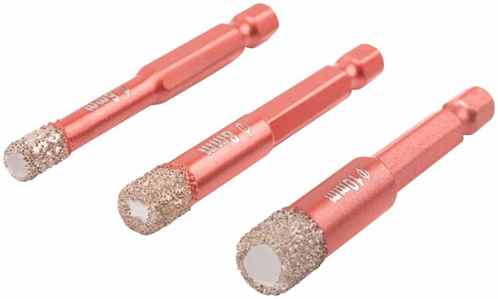 Набор коронок алмазных универсальных 6/8/10x10х67 мм CUTOP Special универсальная