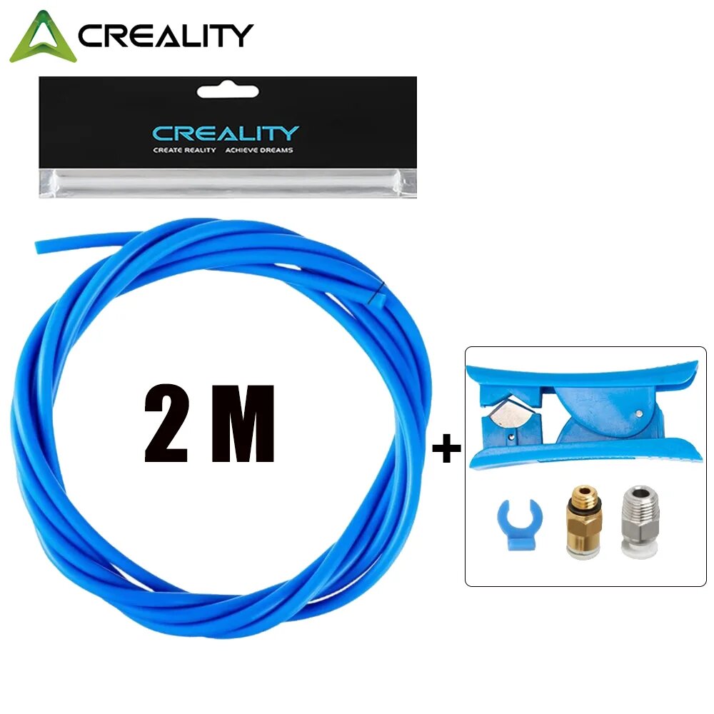 Creality Трубка PTFE для 3D-принтера, 2M, синяя