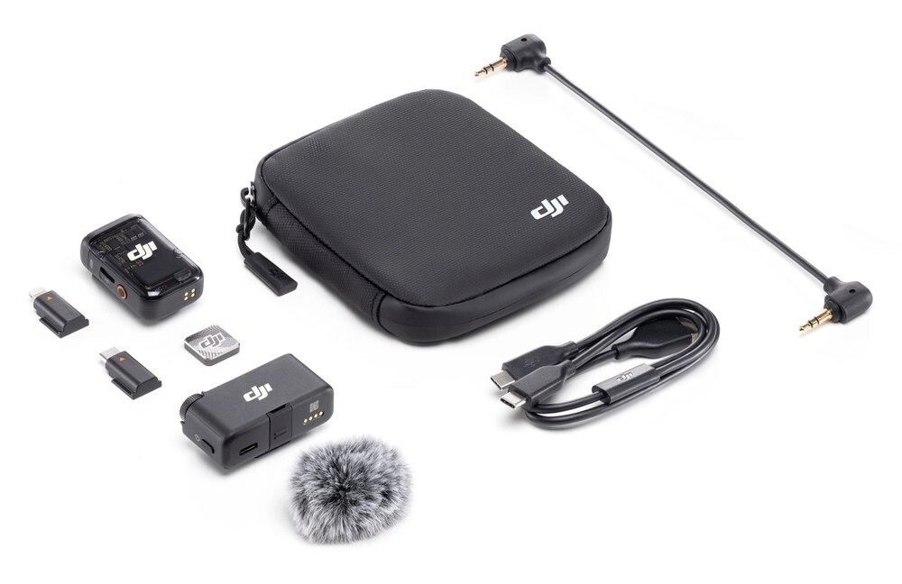 Беспроводной микрофон DJI Mic 2 (1 TX + 1 RX) (FCC) Black Черный