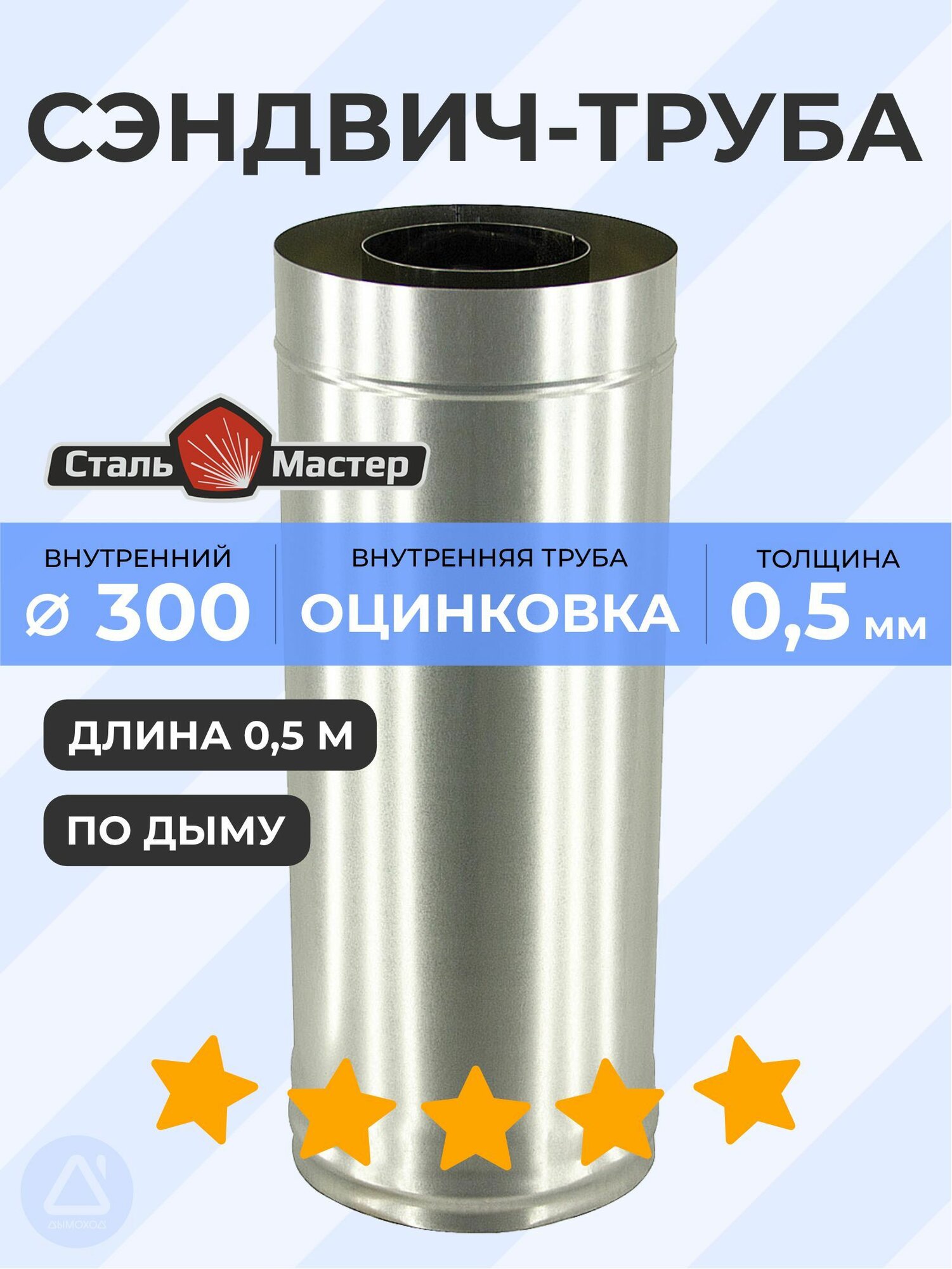 Сэндвич 300 / 400 0,5 м оц / оц
