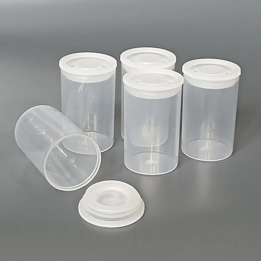 Контейнеры для фотопленки 35 мм, прозрачные (5 шт.)