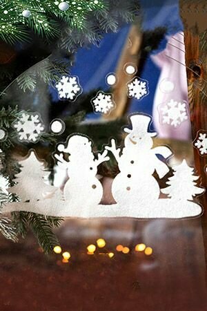 Набор наклеек романтичные снеговички, 29.5х40 см, Peha Magic RD-60290