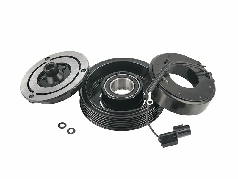 Муфта кондиционера электромагнитная для ВАЗ-2170 "Приора" с компрессором HCC HS-15N Halla, арт. 21700-8111012-10