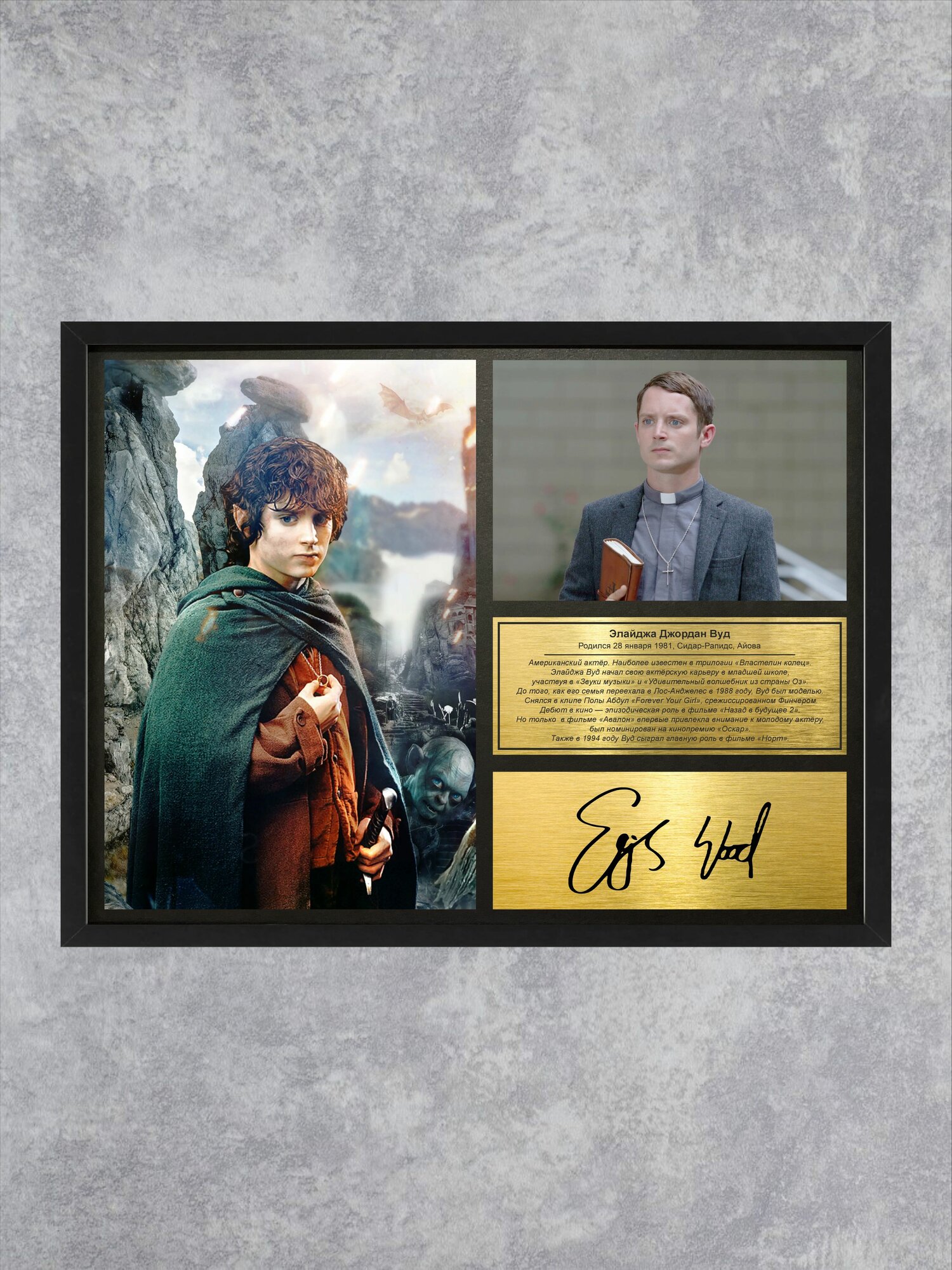 Элайджа Вуд интерьерная картина