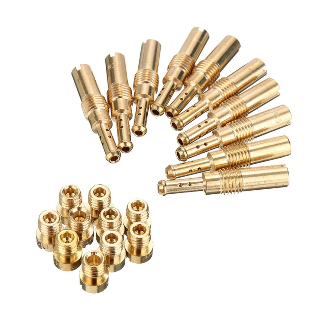 Универсальный Ассортимент Форсунок, Комплект основных и медленных Управляющих Форсунок для Карбюратора PWK CVK PE