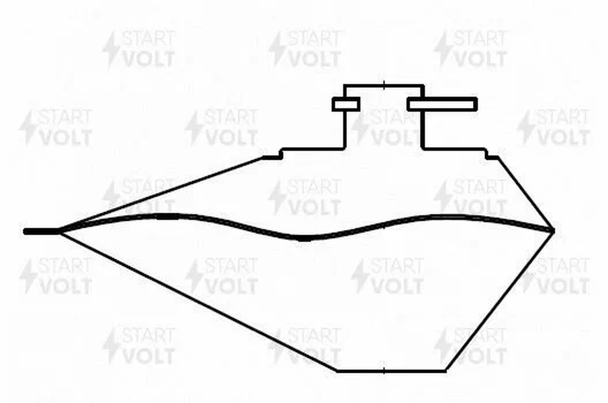 Фильтр эл. бензонасоса для а/м Subaru Forester (07-)2.0i/2.5i/Infiniti FX (08-) 3.5i/4.5i (SFF 2220), STARTVOLT SFF2220