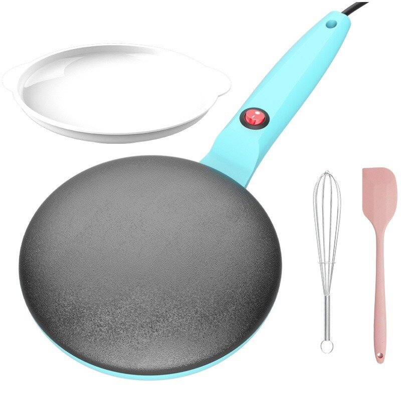 Блинница электрическая погружная 600Вт — антипригарная, 20см, быстрый нагрев, авто контроль температуры