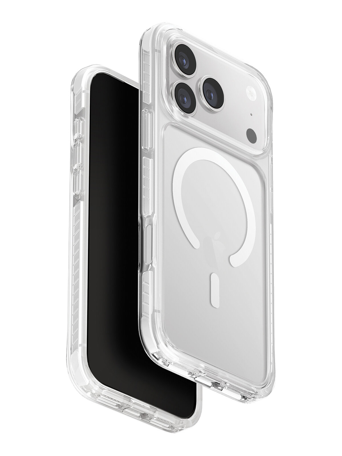 Чехол Uniq на iPhone 17 Pro Max, Combat с усиленной защитой, с магнитами MagSafe, белый