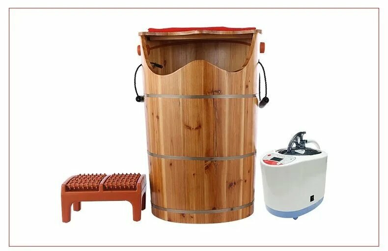 Фитобочка "Фитнес", кедр, для ног, ионное очищение, пульт управления, 60 см