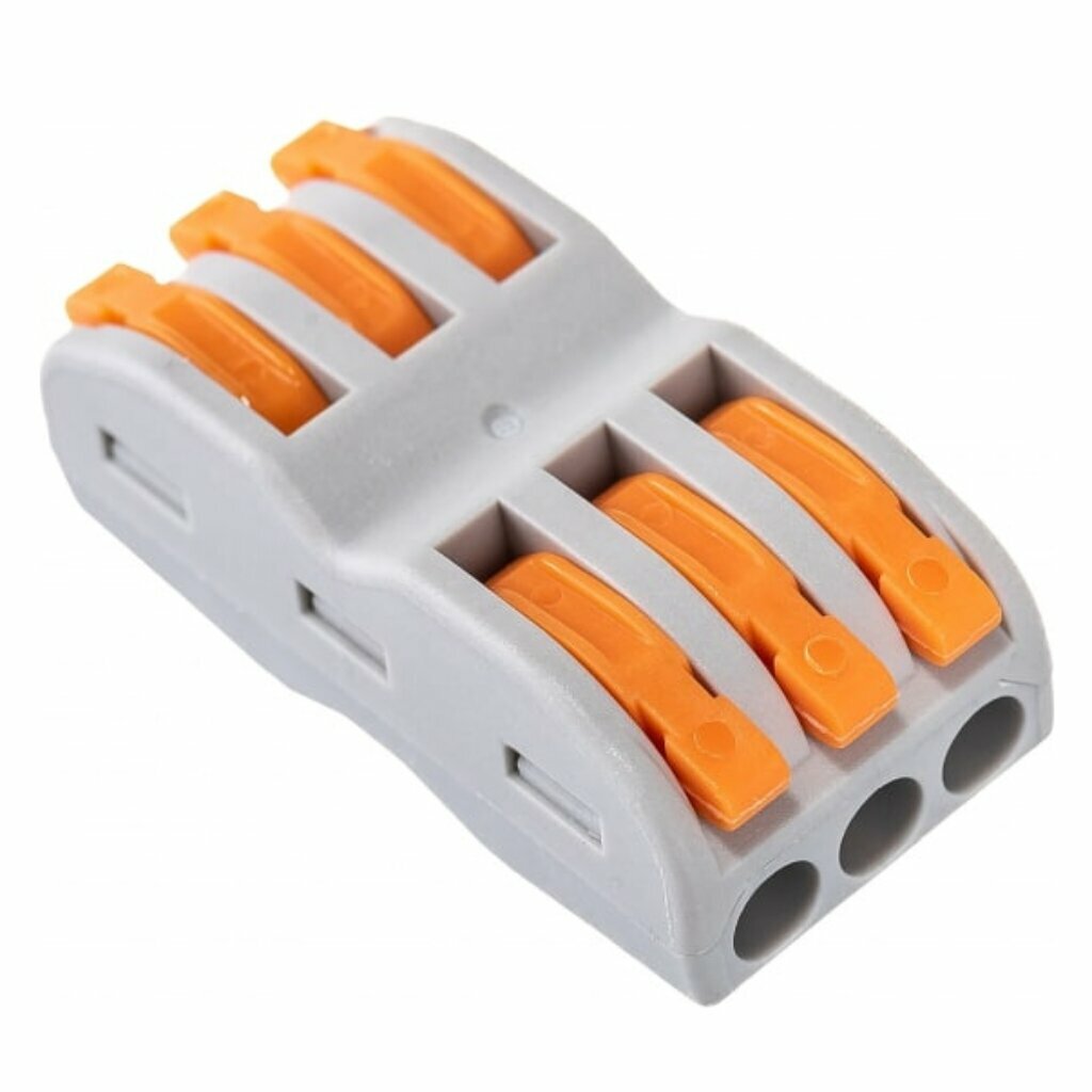 Клемма СК-413-2, соединительная проходная, оранжевая, 2.5 мм², TDM Electric, SQ0527-0042