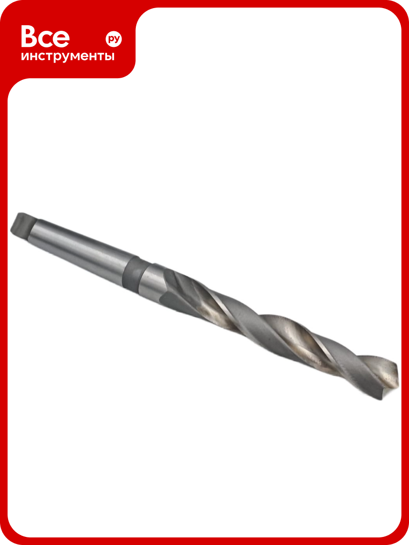 Сверло по металлу Р6М5 25х160х281 мм, к/х КМ3 TORNERI 044695