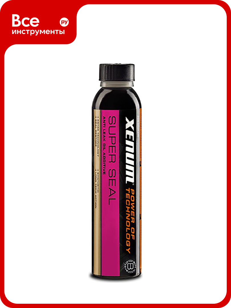 Присадка XENUM для устранения утечек масла на эстеровой основе SUPER SEAL, 0,35 л 3086350, пластиковый