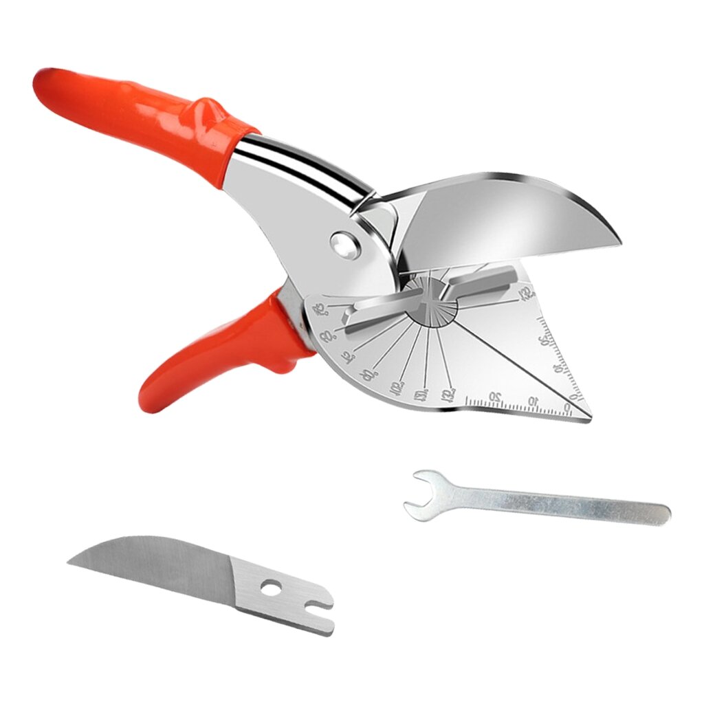 Многоугольный конический ножницы Угол сдвиг 45-135 градус Угол Сайдинг Сидинг Резак с 10 сменной резак-резак