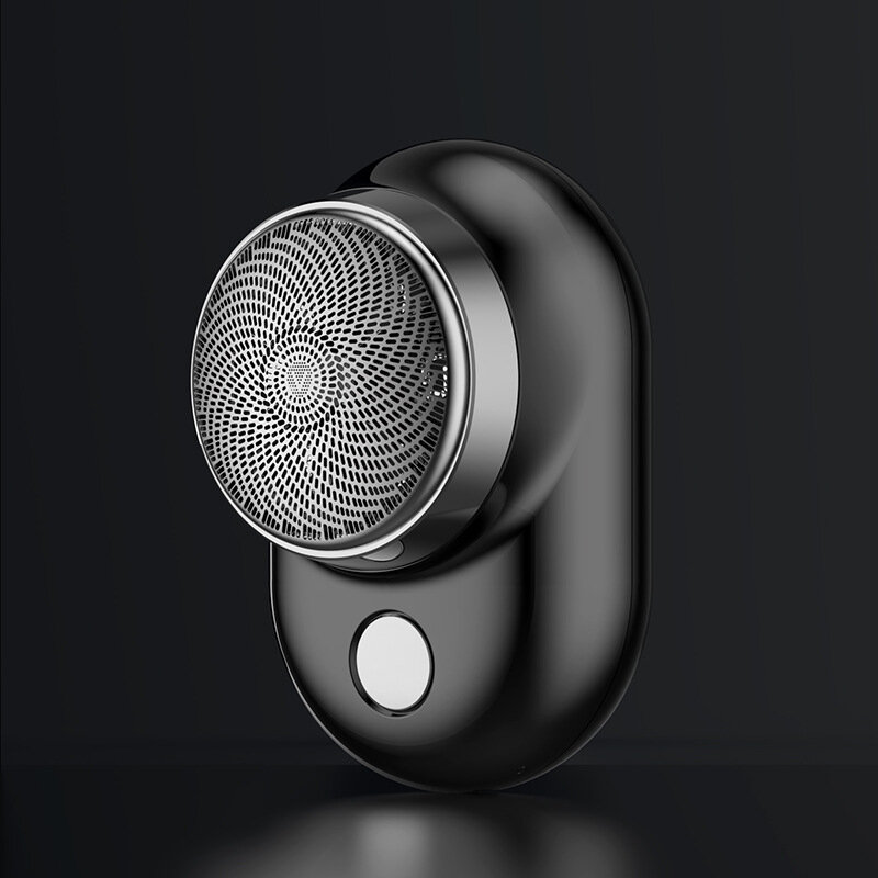 Мини-портативная электробритва SJ, перезаряжаемая, с одной головкой, черная