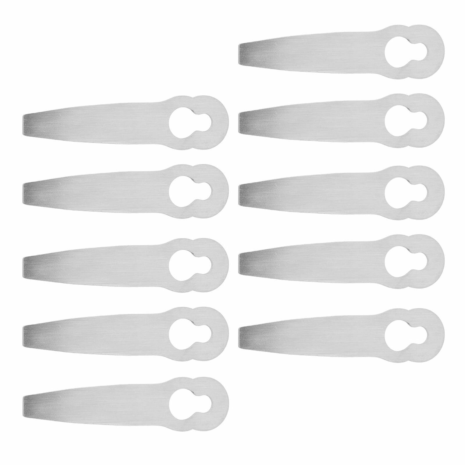 10 шт нержавеющая сталь лезвие косилки усиленная безопасность для ухода за газоном