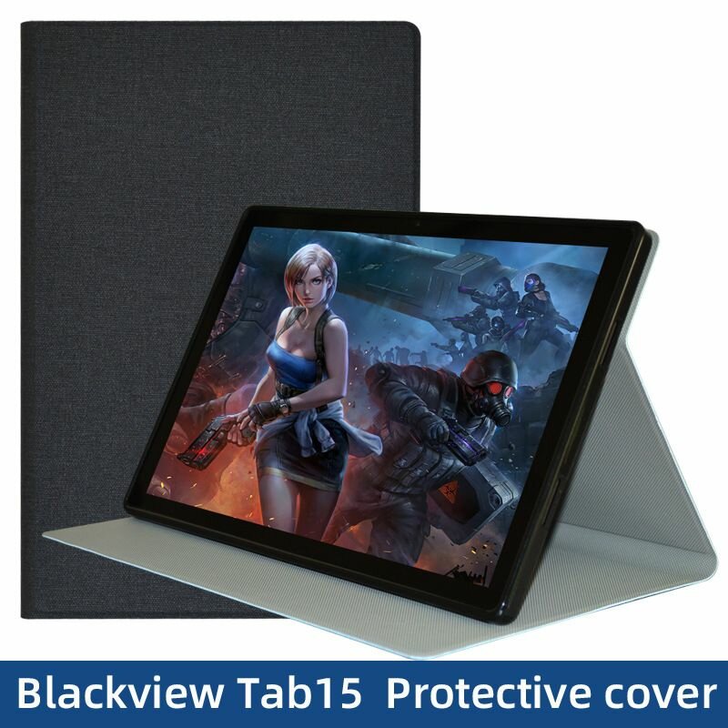 Подходит для планшета Blackview Tab15 / TAB 15 Pro, защитный чехол с поддержкой нескольких стопов, 10,5 дюймов