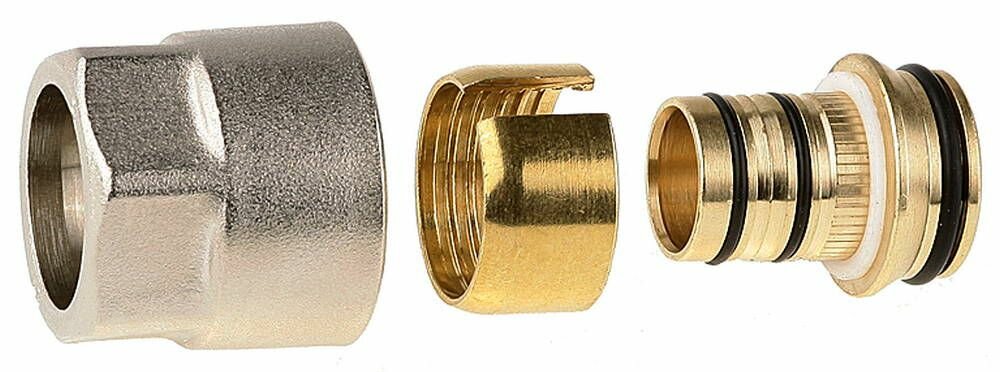 Соединитель GENERAL FITTINGS, 3/4" - 20x2.0 мм, резьбовой, металлический 51047-3/4-20
