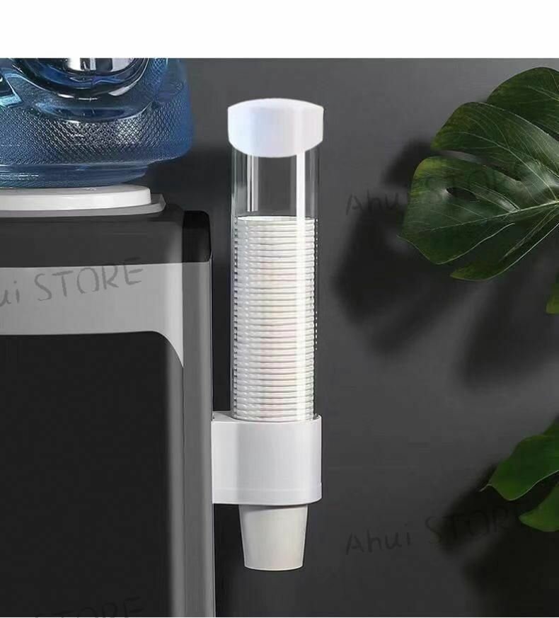 Стаканодержатель Lesoto с креплением на шурупах, подстаканник на кулер для одноразовых стаканов, белый