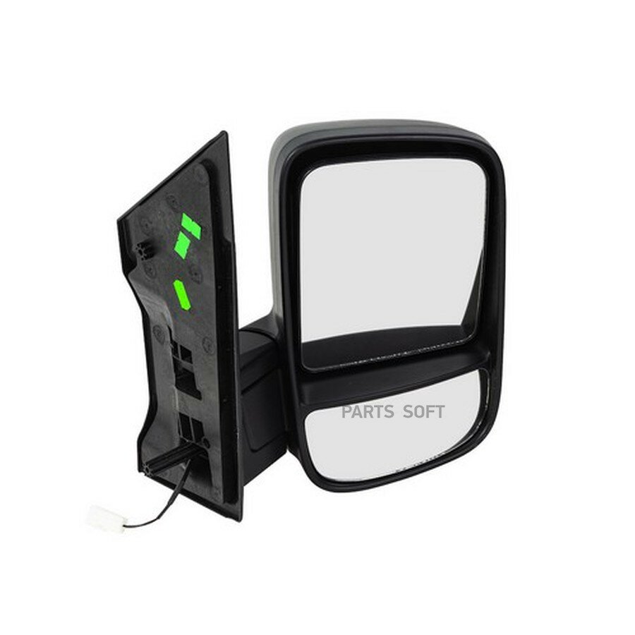 Зеркало заднего вида ГАЗель NEXT (правое, с ручным приводом и обогревом) (с 1-й ножкой) (ГАЗ) от официального дистрибьютора, GAZ, артикул A21R23820102020