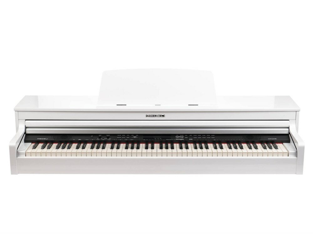 Medeli DP420K-PVC-WH Цифровое пианино, белое, сатин