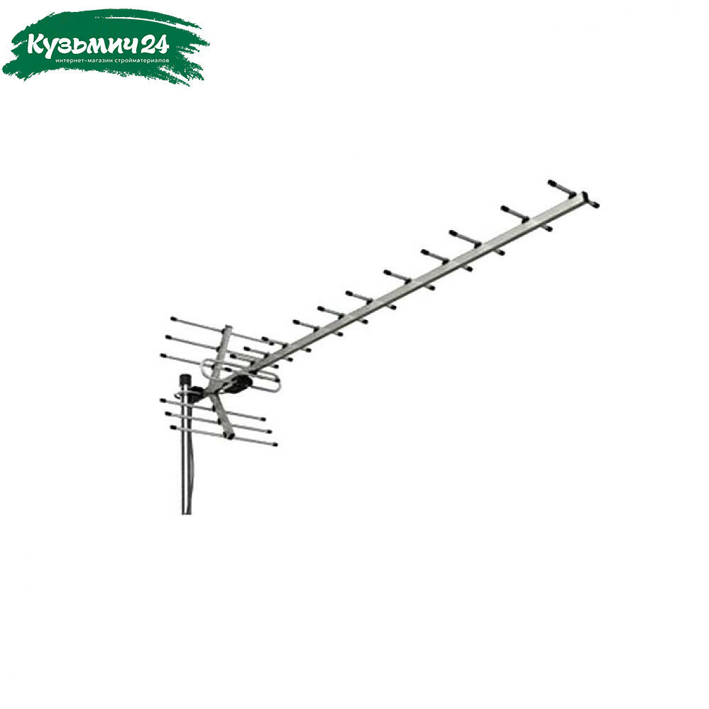 Антенна LOCUS Меридиан 12 АF Turbo DVB-T2 питание 5В от TV, рессивера, 1 шт.