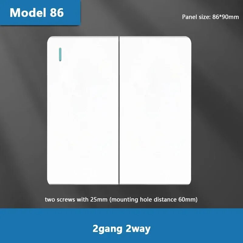 2gang 2way настенная розетка Model 86