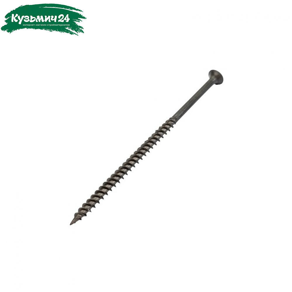 Саморез по металлу Жесть черный ГМ 4,8х100мм 4 шт