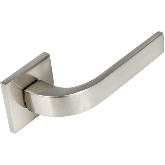 Ручка дверная межкомнатная Adden Bau на квадратном основании COMET S-546 NICKEL (цвет никель)