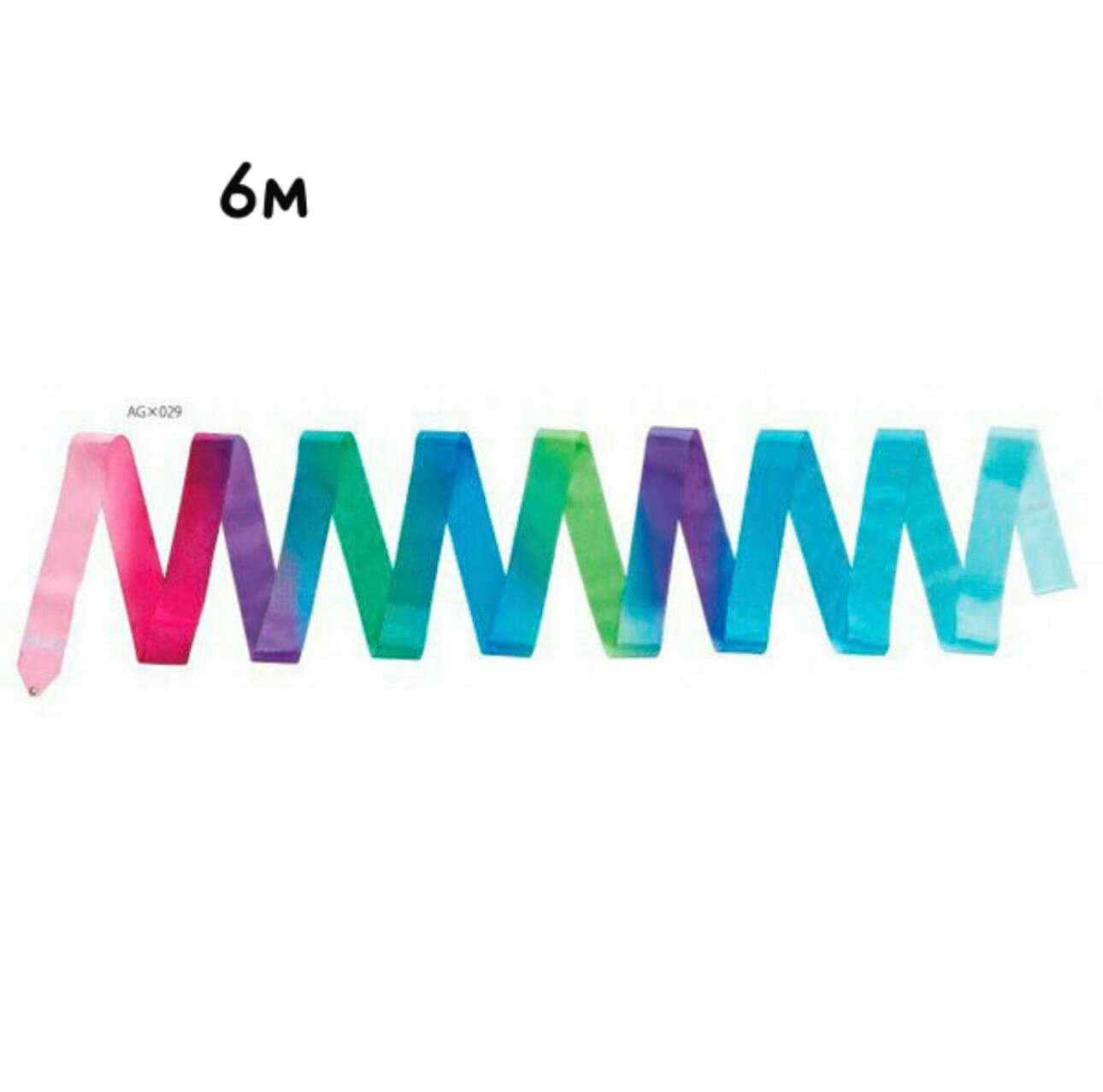 Лента SASAKI 6м (029) голубой, розовый