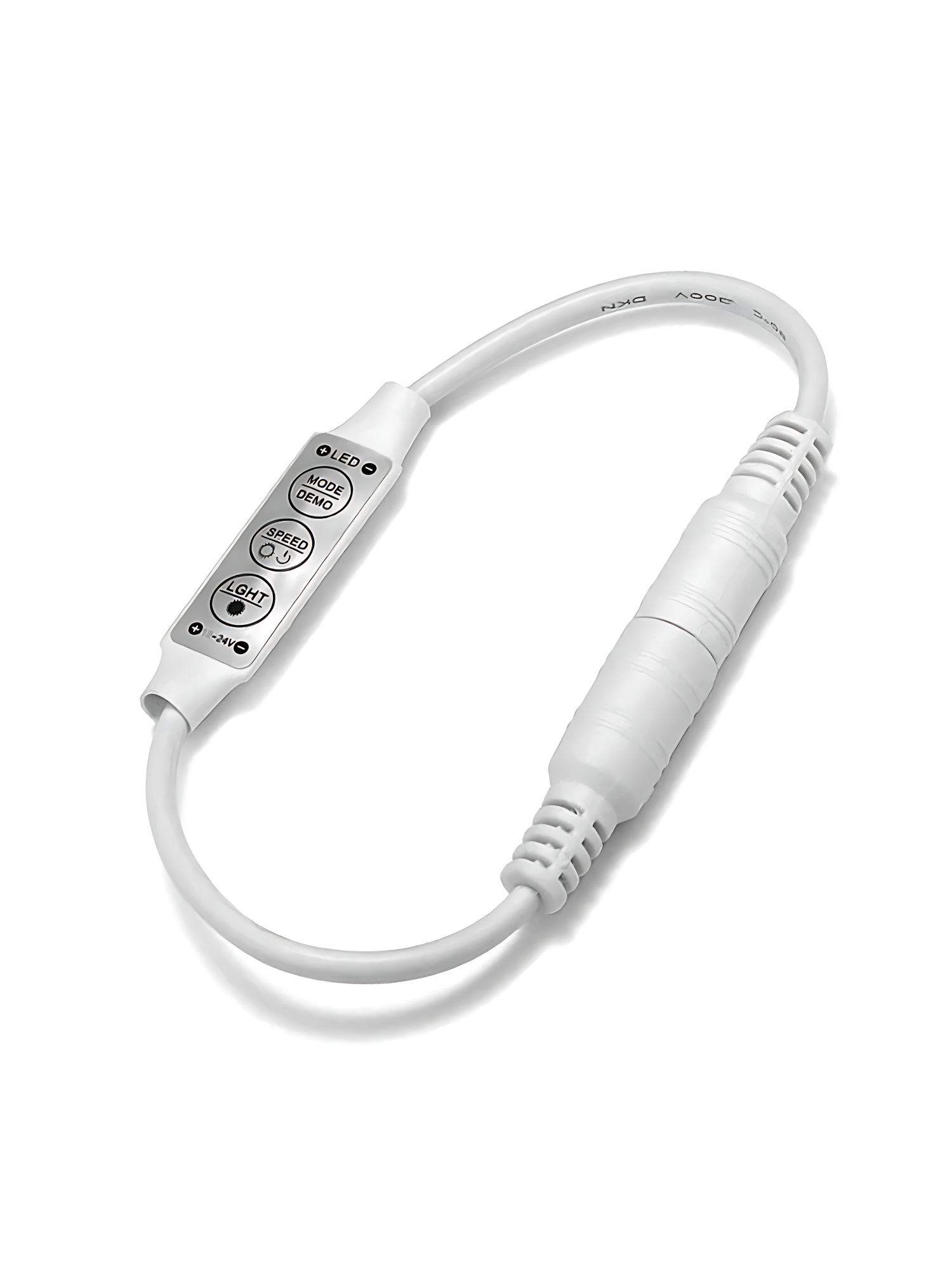 Светодиодный LED диммер, 5-24V, с коннектором DC 5.5 x 2.1 мм, белый