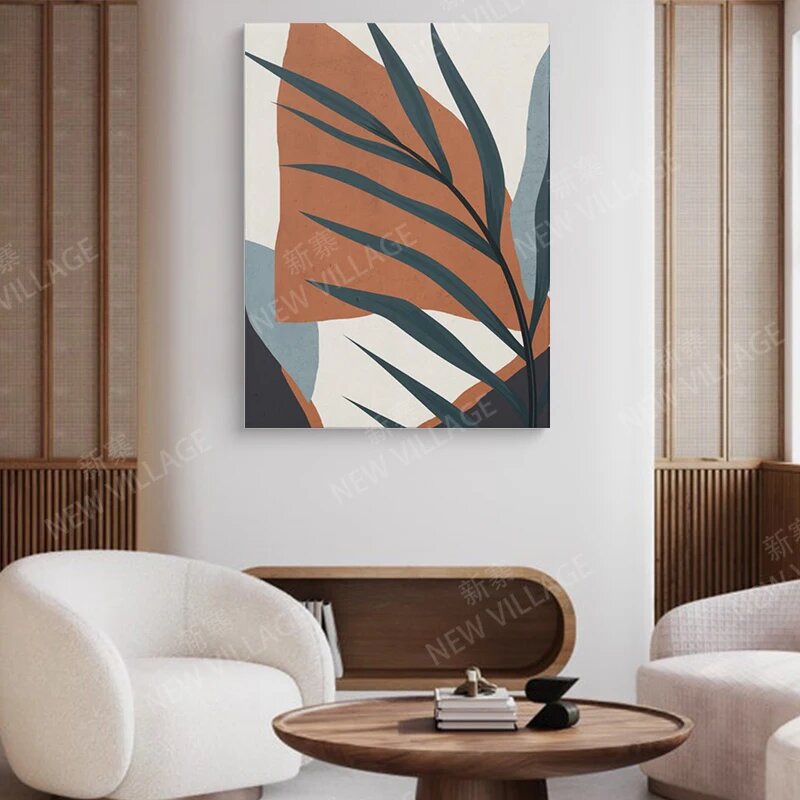 Плакат с листьями, 40x60 см, без рамы, цвет 22112fbh-000025-