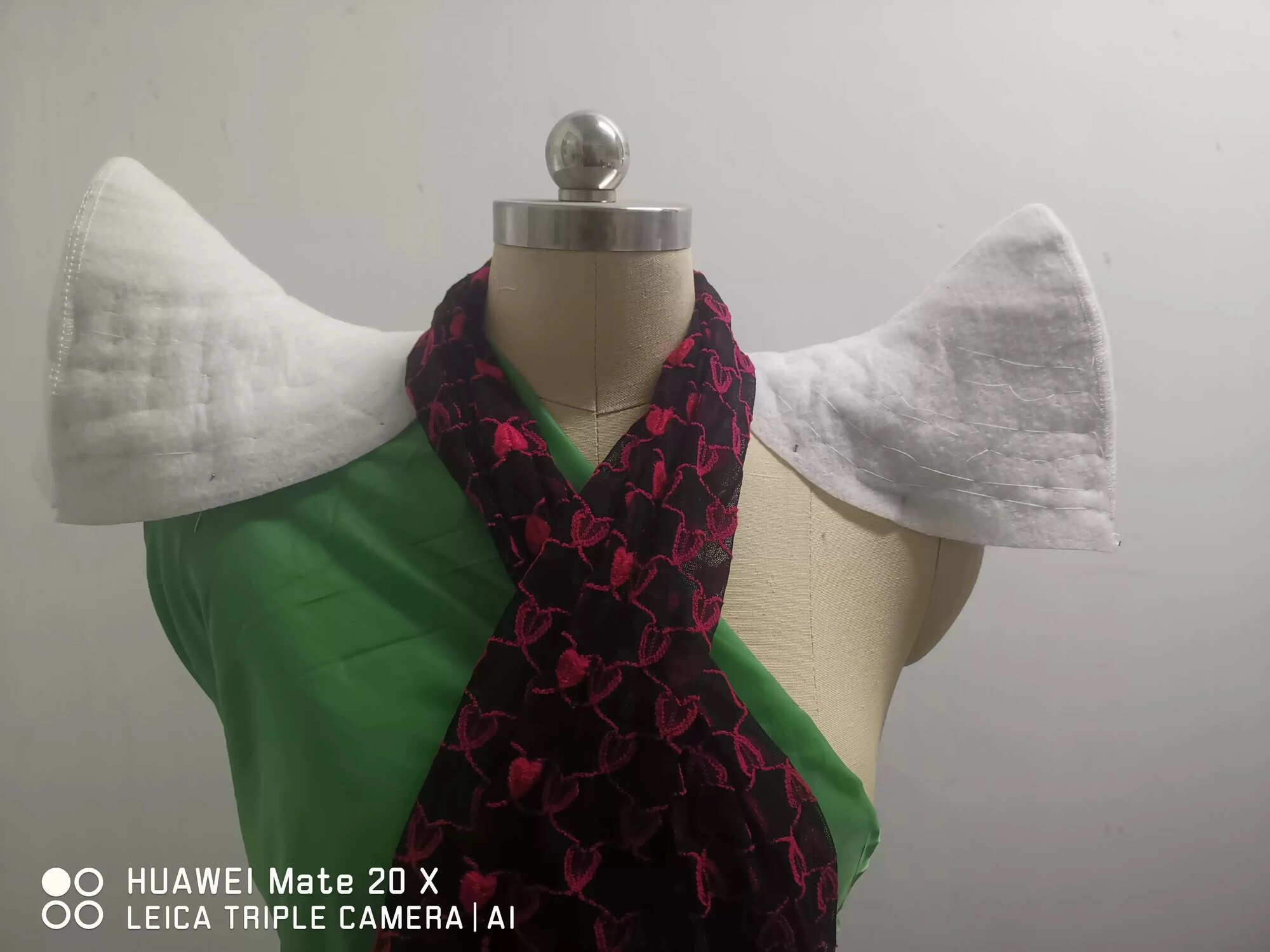 Пирамидные подплечники из полиэстера/хлопка 14 см