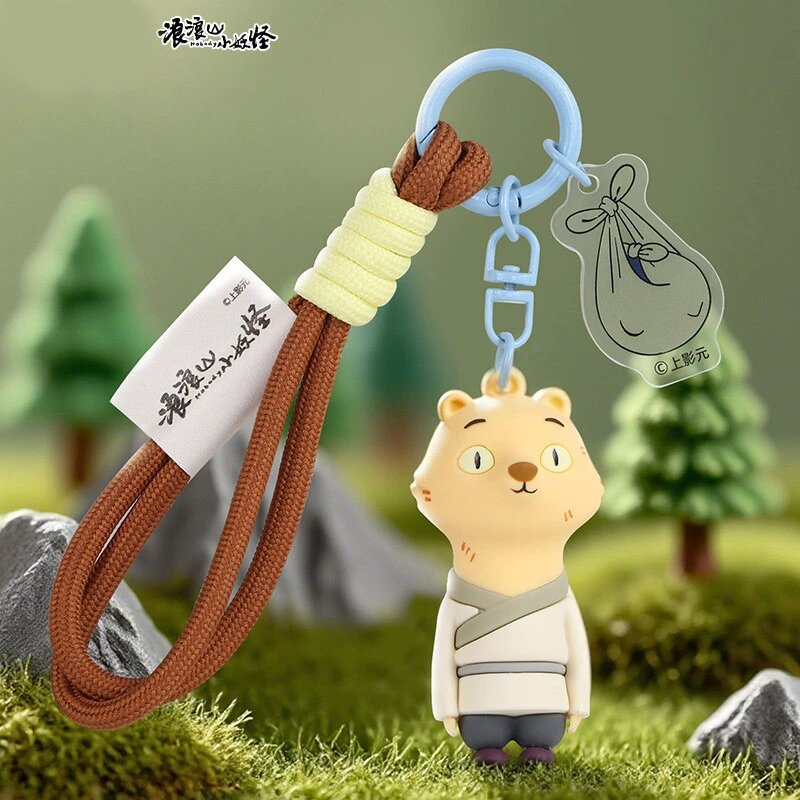 Оригинальный плюшевый брелок-монстрик Лангланг Монстрчик-Поросенок, новая кукла, подвеска для рюкзака, подарок